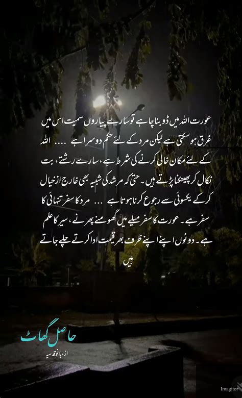 عورت کا سفر میلے کا ہے مرد کا تنہائی کا