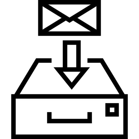 Inbox Prosymbols Lineal Icon
