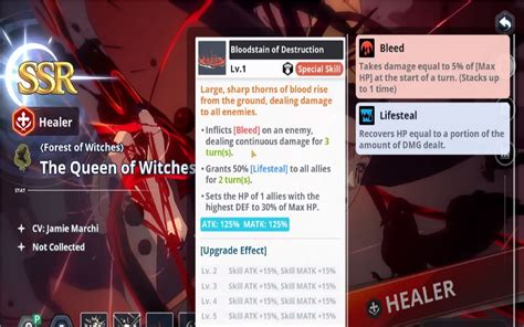 Queen Of Witches Build In Black Clover Mobile Gear Set Best Upgrades