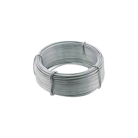 Fil métallique en acier zingué 75m 0 7mm Bricorama