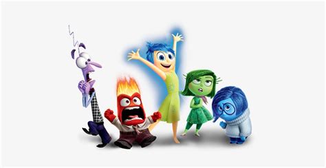 Fear Anger Joy Disgust And Sadness Inside Out Character Lineup