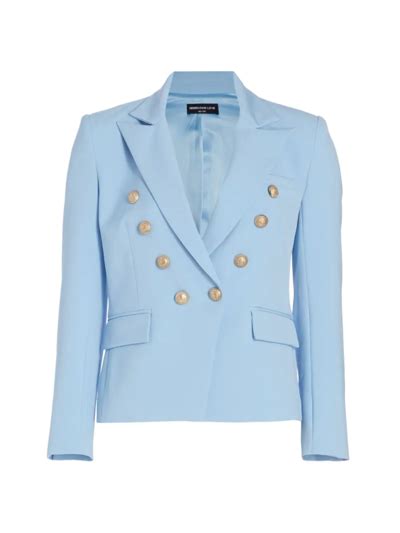 Generation Love Delilah Crepe Blazer In Azure Modesens