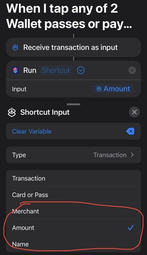 Some Issue With Transaction Trigger Automation Shortcut Rshortcuts