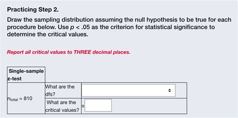 Solved Practicing Step Draw The Sampling Distribution Chegg