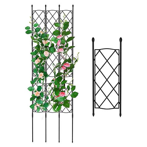 Daiosportswear Heavy Duty Metal Garden Trellis Rust Resistant Pe Coated
