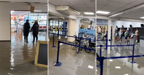 Exeter Airport Flooding Forces Uk Flight Delays And Cancellations News Uk Metro News