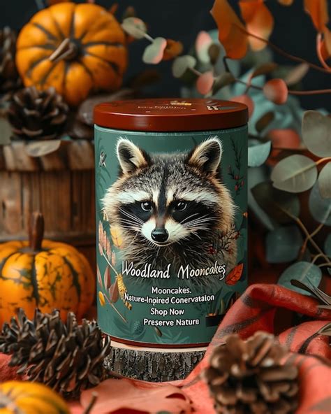 Playful Raccoon Mooncake Box With Animated Circle Progress E Mid Atumn