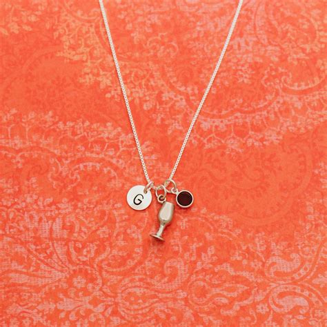 Wine Glass Necklace Tracy Tayan Design