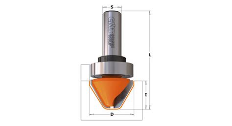 Cmt 60 Degree Lettering Router Bit With Bearing 12 Shank Cmt