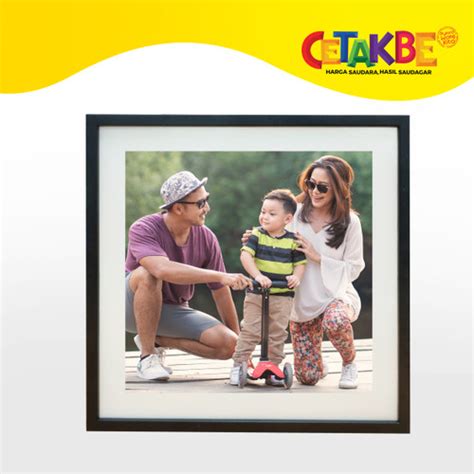 Jual Cetak Foto Include Bingkai Frame Minimalis Uk X Cm Hitam Kota Palembang Cetakbe