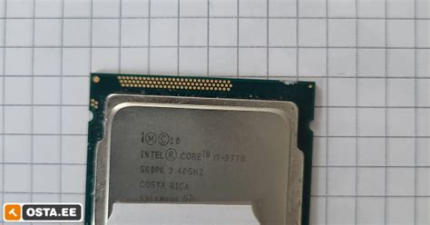 Intel Core i7-3770 Processor (192983947) - Osta.ee