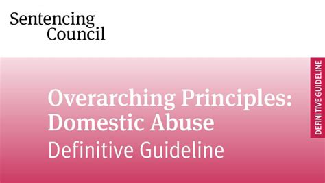 New Domestic Abuse Sentencing Guideline Published Vhs Fletchers