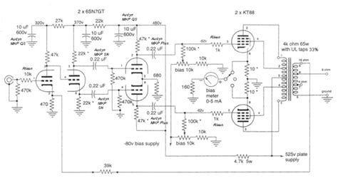 Kt88 Tube Amplifier Schematics You Searched For Home Security Alarm