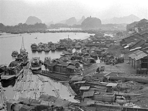 老照片 桂林，1942年。哈里森·福尔曼