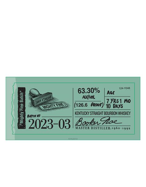 bookers mighty fine batch 2023 03 whiskey royal batch
