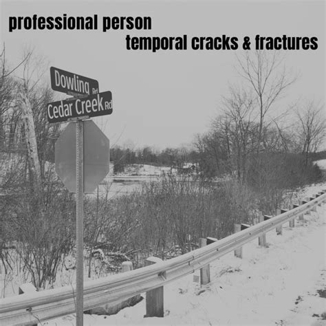 Temporal Cracks And Fractures Professional Person