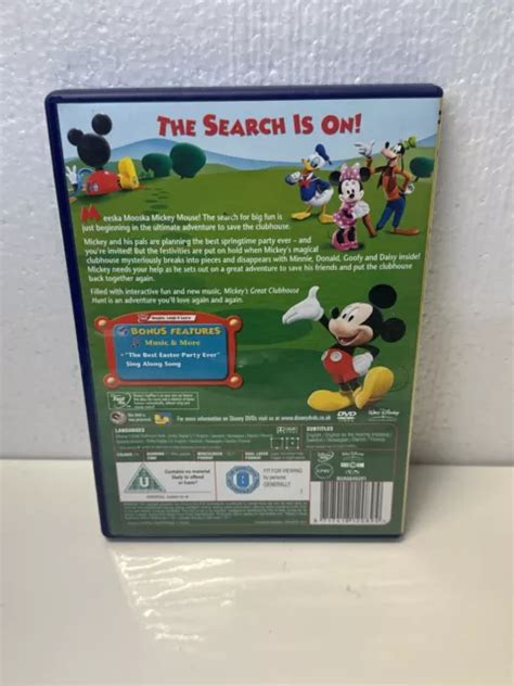 Mickey Mouse Clubhouse Mickeys Great Clubhouse Hunt Dvd 2007 Eur