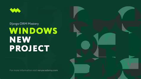 Project Setup Windows Setup Django Orm Model Essentials Youtube