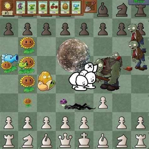 Pvz Chess Day 6 Puff Shroom Vs En Passantd Zombie Ranarchychess