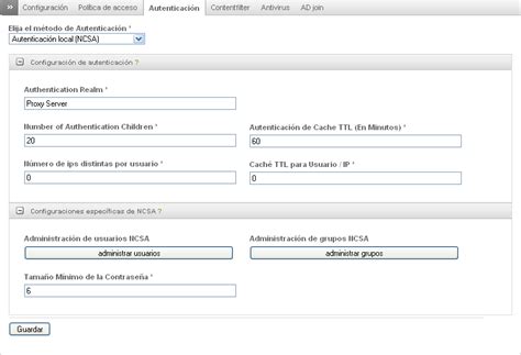 Network Carlos Implementación De Proxy Web En Endian Linux
