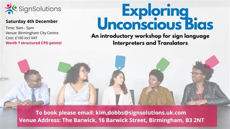 Exploring Unconscious Bias Interpreters Live