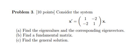 solved problem 3 [10 points] consider the system