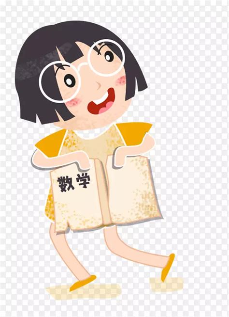 卡通手绘小朋友读书png图片素材下载图片编号qpkjvpay 免抠素材网