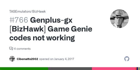 Genplus Gx Bizhawk Game Genie Codes Not Working · Issue 766