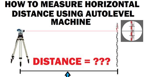 Measure Horizontal Distance Using AutoLevel Learning Civil Technology