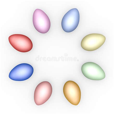 3d Render Easter Egg Background Stock Illustration Illustration Of Copyspace Seasons 48405484