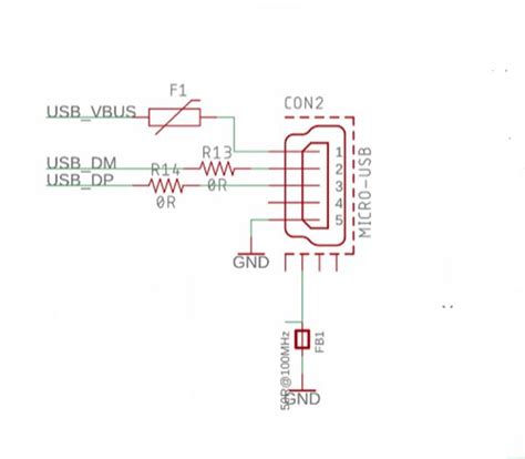 Usb Connector Schematic