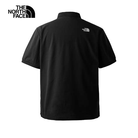 The North Face北面男款黑色吸濕排汗防曬polo衫｜87w2jk3 Pchome 24h購物