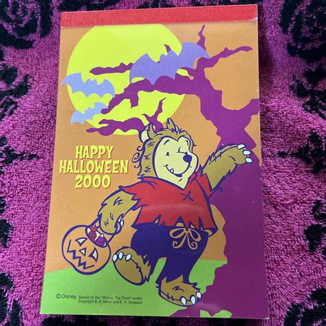 ディズニーストアオリジナル くまのプーさん ハロウィン メモ帳 By メルカリ