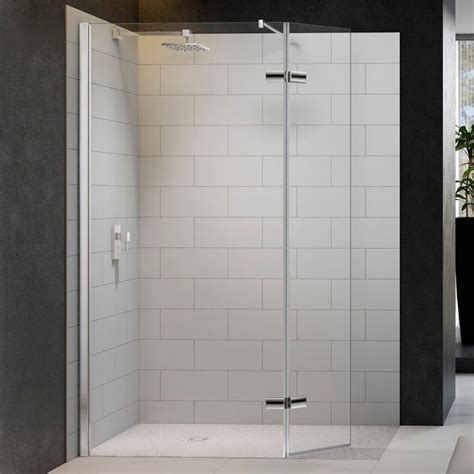 Merlyn 8 Series Walk In Enclosure With Hinged Swivel Panel W 1500 X D