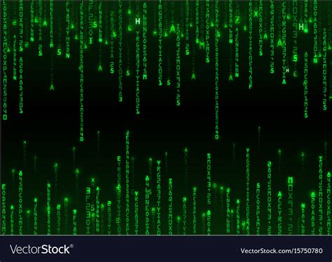 Technology Binary Background Royalty Free Vector Image