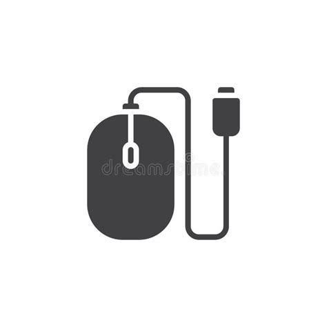 Computer Mouse Vector Icon Stock Vector Illustration Of Icon 133988040