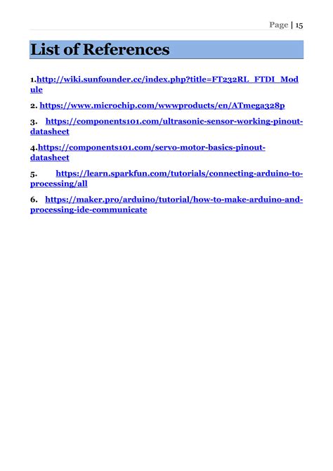 Microcontroller Based Ultrasonic Radar Microprocessors And Embedded Systems Laboratory Eee 416