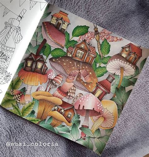Coloring Book By Emilie Lidehall Oberg With Polychromos And Prismacolors