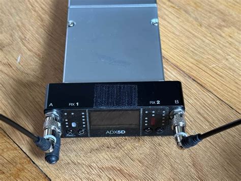 Shure Axient Adx5d A Receiver Plus 2 X Shure Ad1 Transmitter Reverb