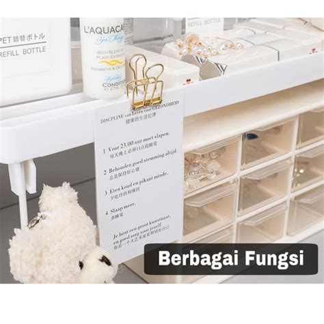 Jual 88 Inaso Rak Meja Stationery Desktop Storage Rak Lipat Penyimpanan