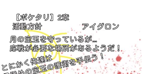 ポケタリ】 【アイグロン】活動方針 ユカー色鉛筆絵師のマンガ 【レディゴーワイルド】 【アイグロン目覚めの護衛班】 【アイ