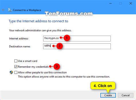 Set Up And Add A Vpn Connection In Windows 10 Tutorials