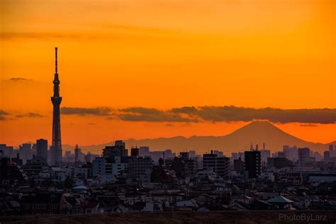 スカイツリーと富士山。 By らあず （id：10149550） 写真共有サイトphotohito