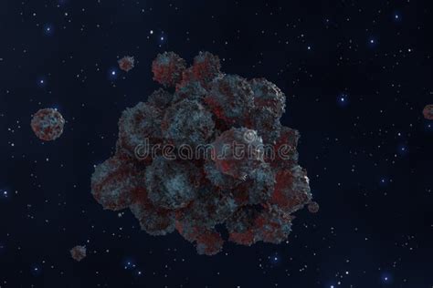 Spheres With The Textured Surface Random Distributed 3d Rendering