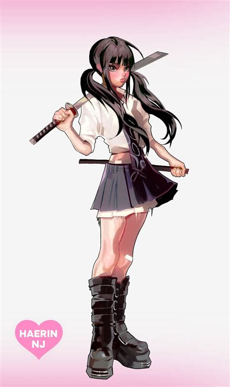 Haerin Real Life And 1 More Drawn By Salmapumpurin Danbooru