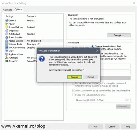 Restricting Virtual Machines In VMware Workstation