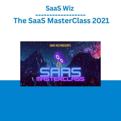 Saas Wiz The Saas Masterclass 2021
