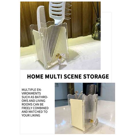 Kosheko Bathroom Counter Organizer With Corner Space Utilization
