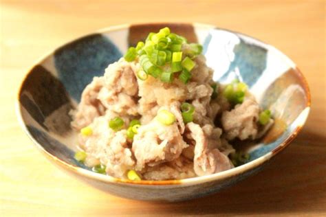 調味料2つでレンチン一撃！豚バラ肉と大根のみぞれ煮の簡単作り方。 つくりおき食堂