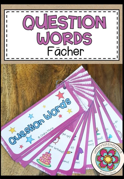 Question Words Survival Kit Fächer Unterrichtsmaterial Im Fach